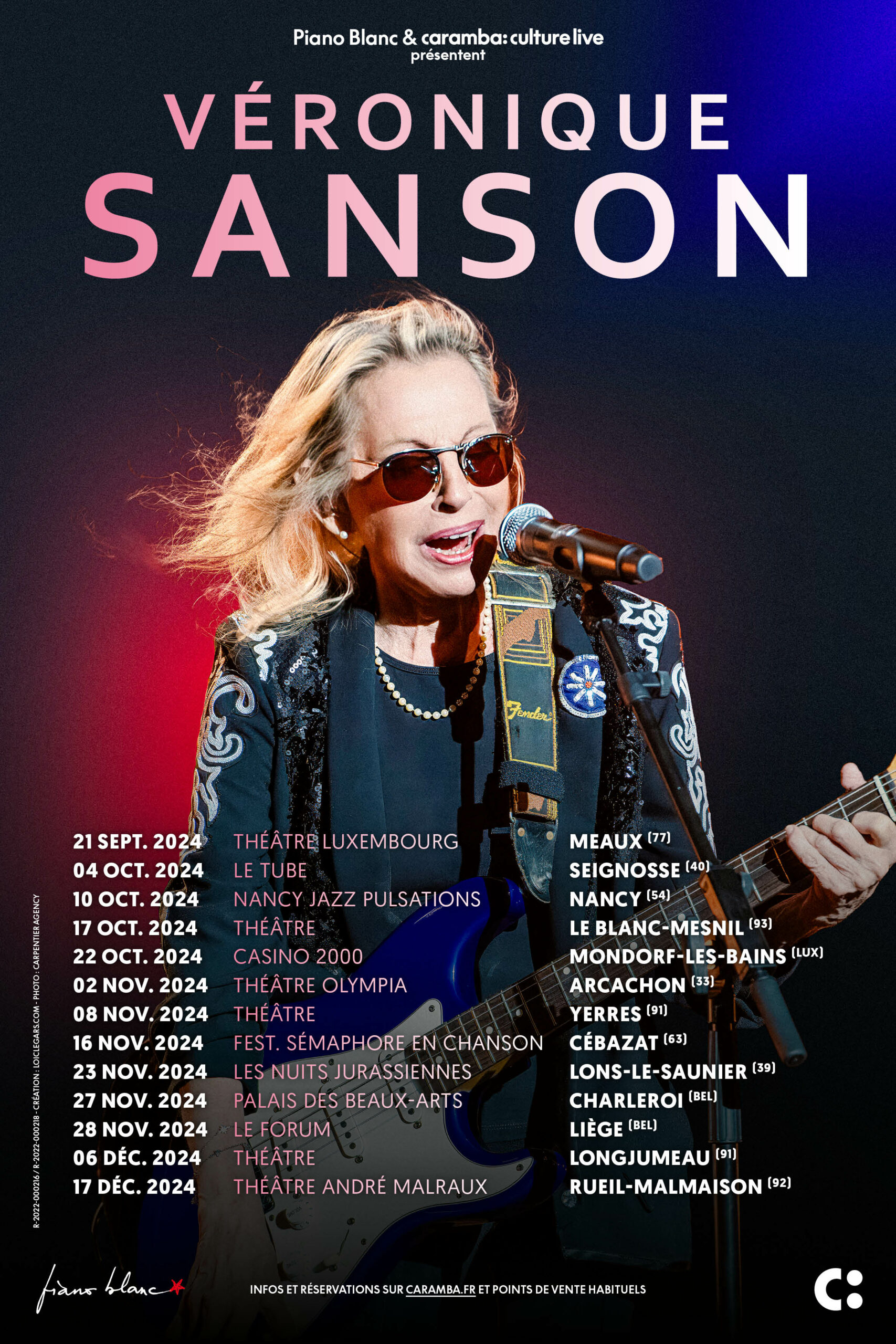 Véronique Sanson, tournée d'automne 2024 - Live & Shoot Mag