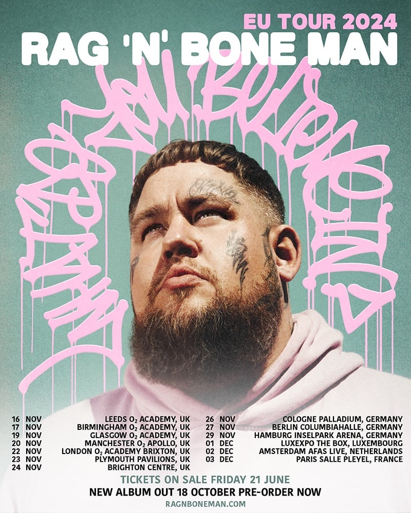 Rag’n’Bone Man EU Tour 2024 - Live & Shoot Mag