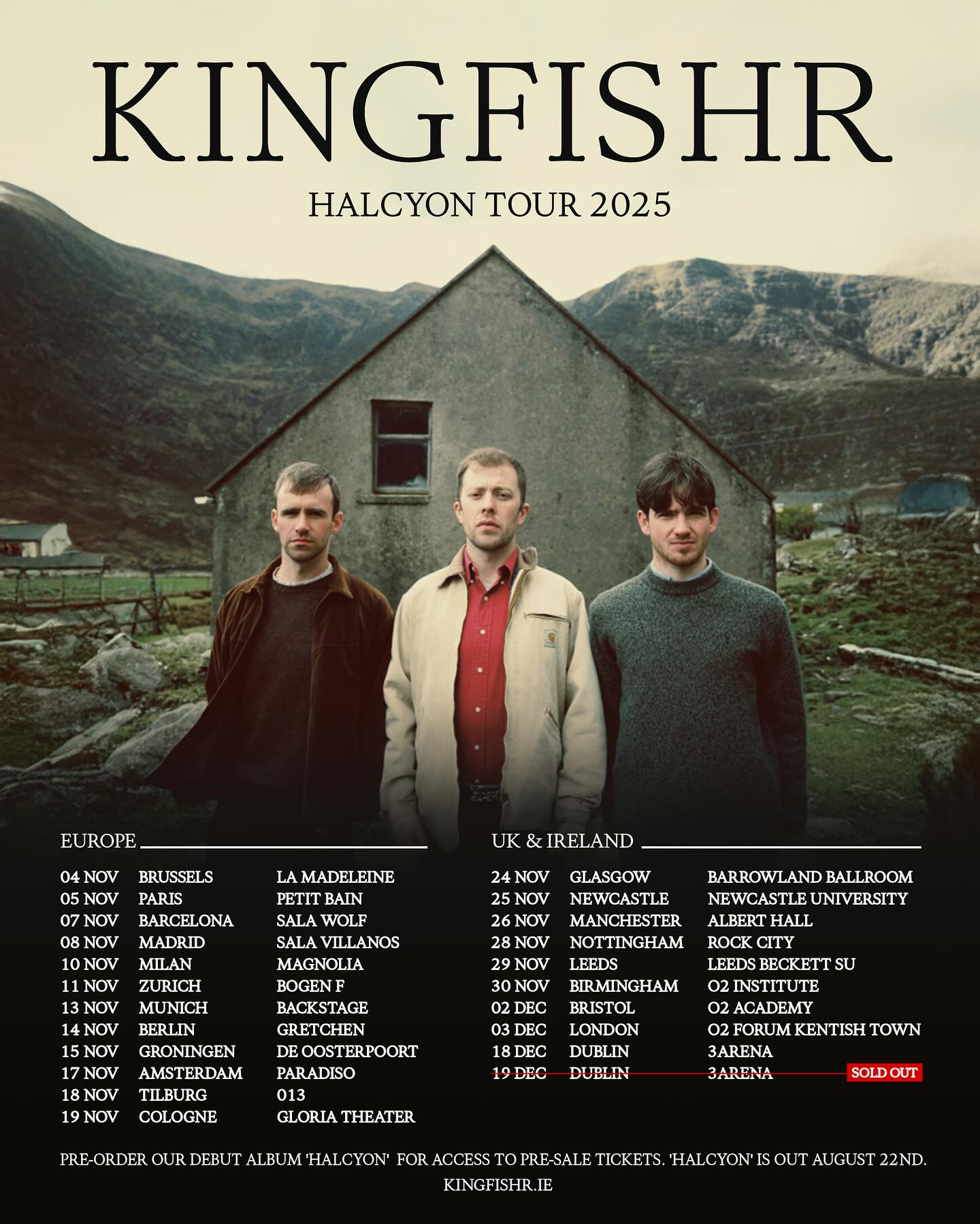 Kingfishr Halcyon Tour 2025 - Live & Shoot Mag