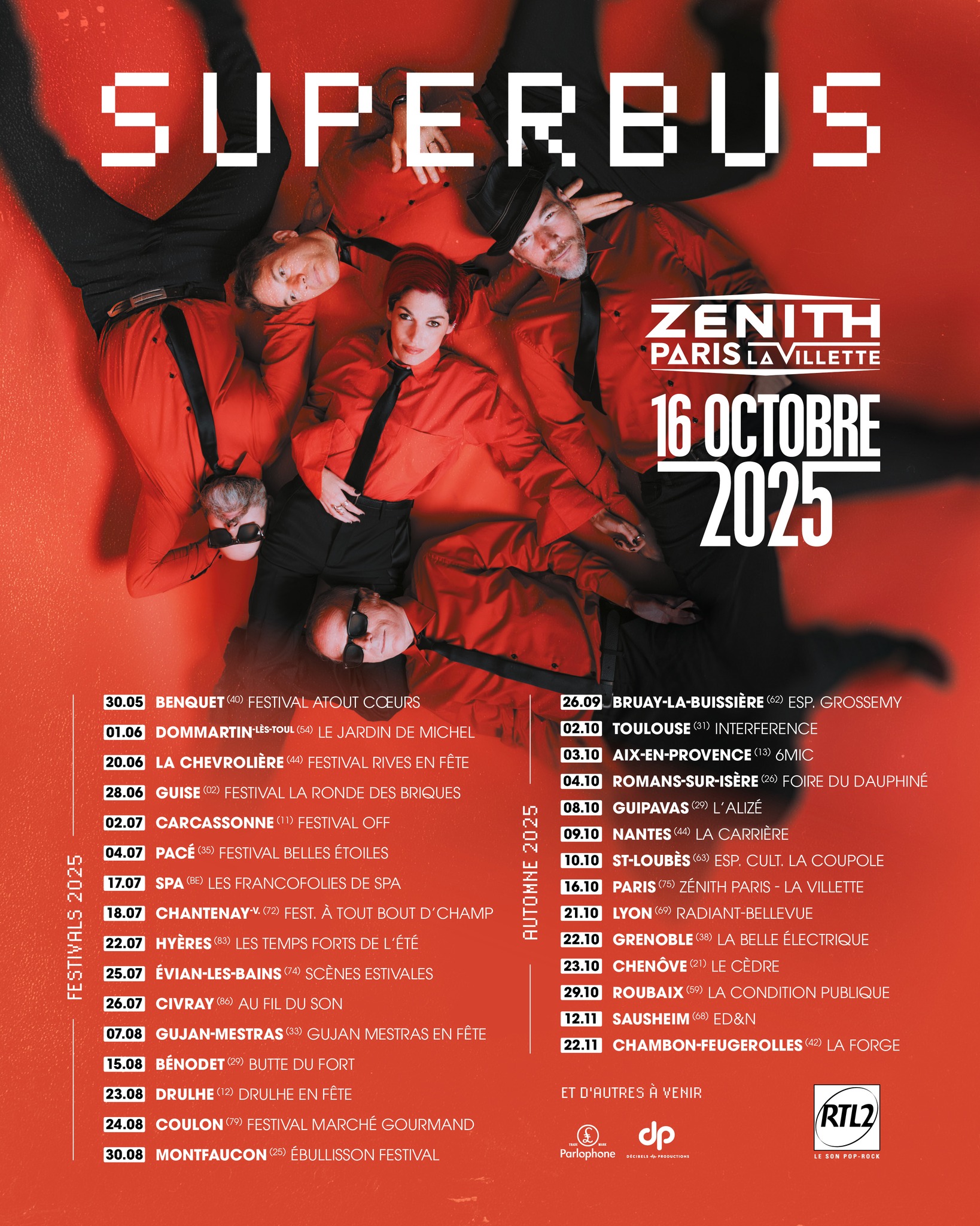 Superbus, la tournée 2025 - Live & Shoot Mag